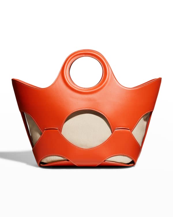HEREU Onada Cutout Leather Tote Bag | Neiman Marcus