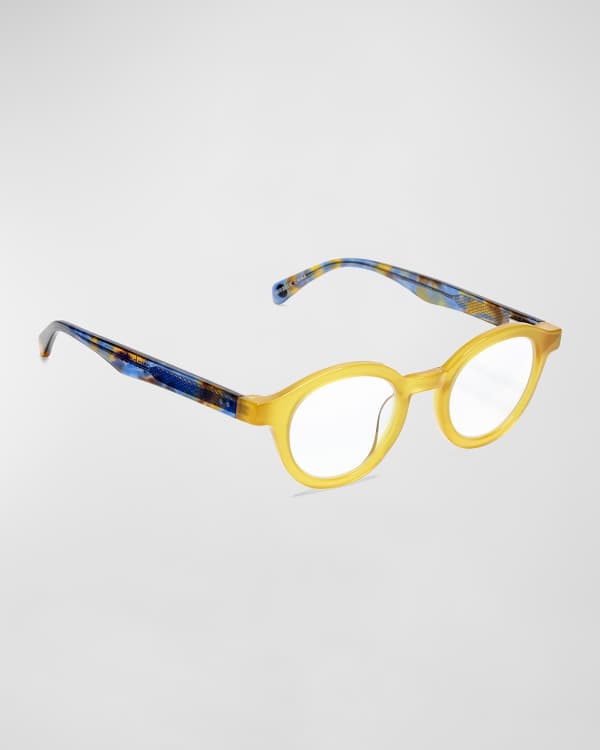 Eyebobs Master Mind Round Acetate Reader Glasses | Neiman Marcus