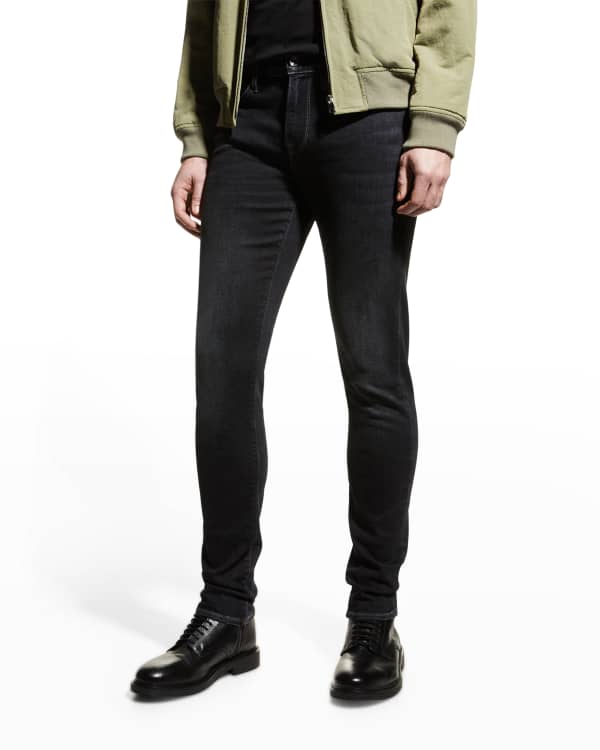 FRAME Men's L'Homme Coated Skinny Jeans | Neiman Marcus