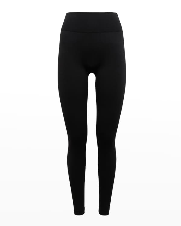 Norma Kamali Active Snap Ribbon Spat High-Rise Leggings | Neiman Marcus