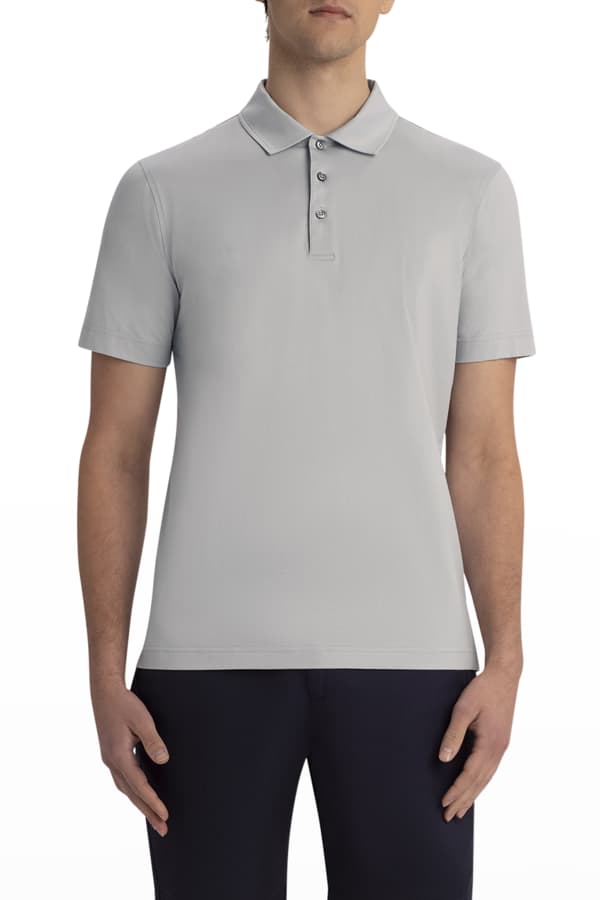 Rhone Men's Delta Pique Polo Shirt, Rojo Red | Neiman Marcus