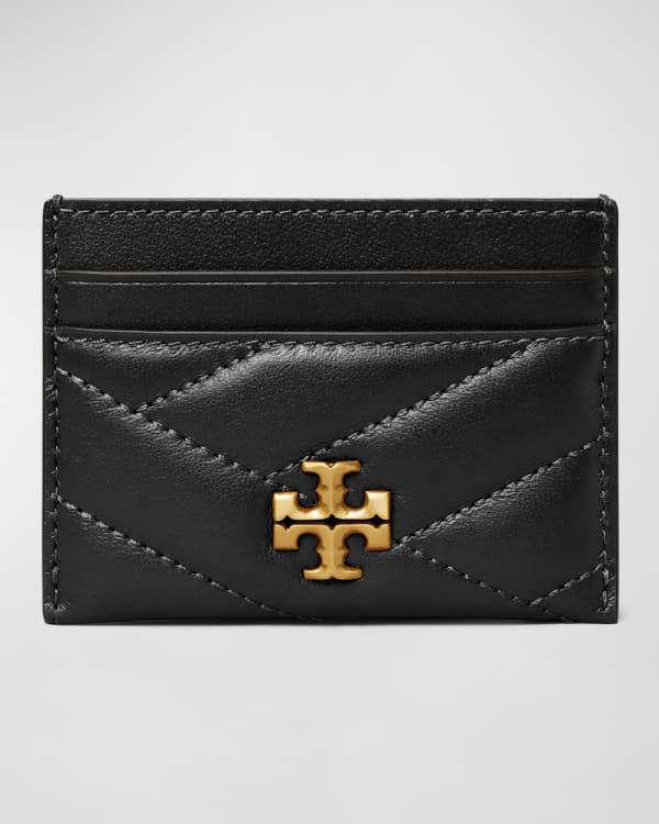 Tory Burch Kira Metallic Logo Card Case | Neiman Marcus