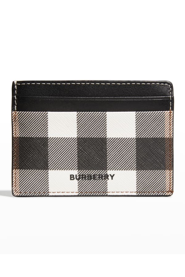 Burberry Men's Check 8-Card Wallet | Neiman Marcus