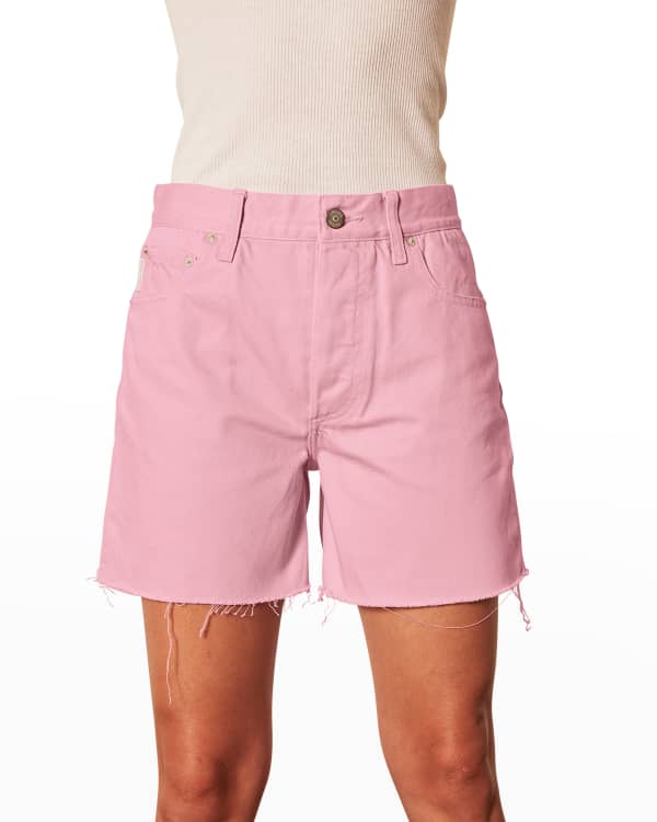 AGOLDE Dee Cutoff Side Split Jean Shorts | Neiman Marcus