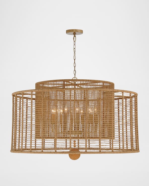 Crystorama Addis 12-Light Aged Brass Chandelier | Neiman Marcus