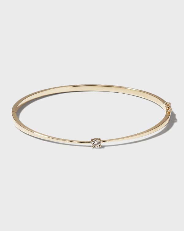 LANA Solo Cluster Hinge Bangle, Size 7 | Neiman Marcus