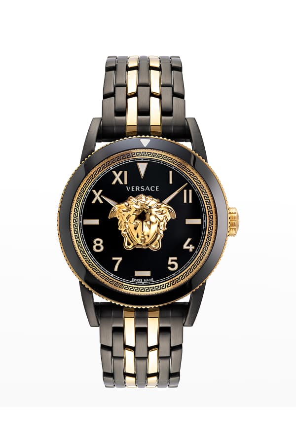 Versace Men's 41mm Greca Sport Bracelet Watch | Neiman Marcus