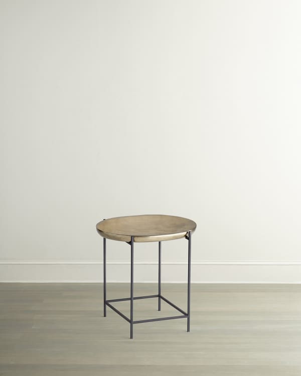 Jan Barboglio Primitive Bowl Tall Side Table | Neiman Marcus