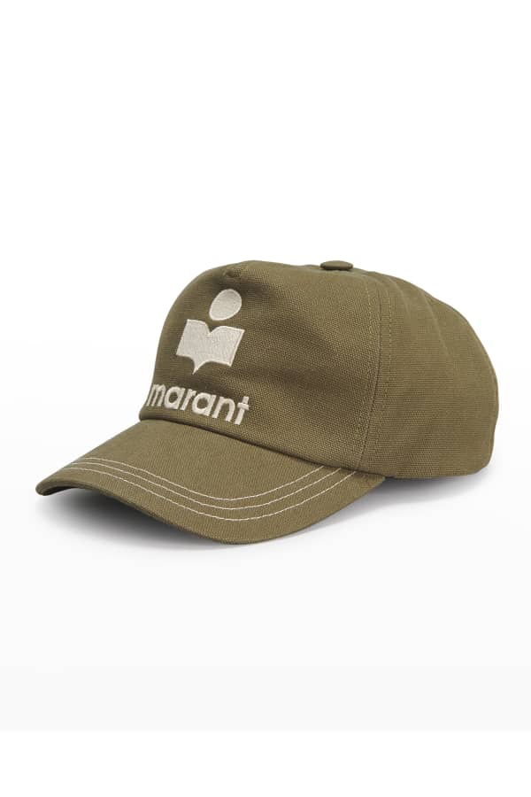 Saint Laurent SL Logo Multicolor Tweed Baseball Cap | Neiman Marcus