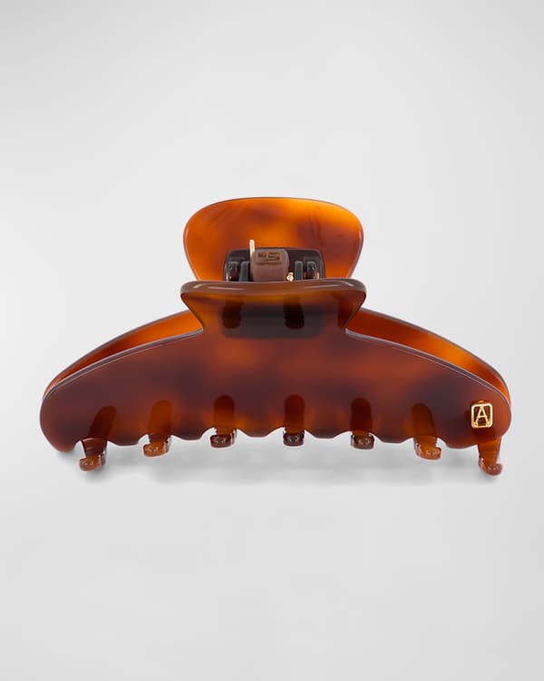 Alexandre de Paris Swarovski Pearl Acetate Jaw Hair Clip | Neiman Marcus