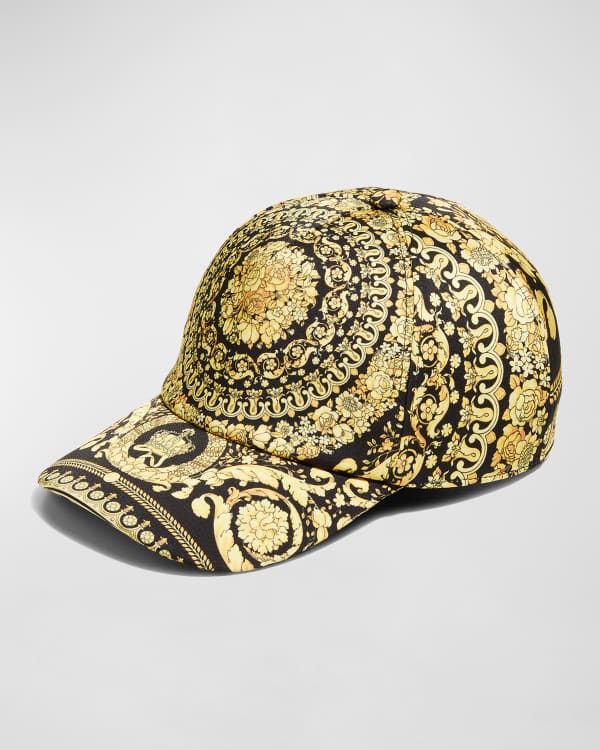 Versace Men's La Greca Monogram Baseball Hat | Neiman Marcus