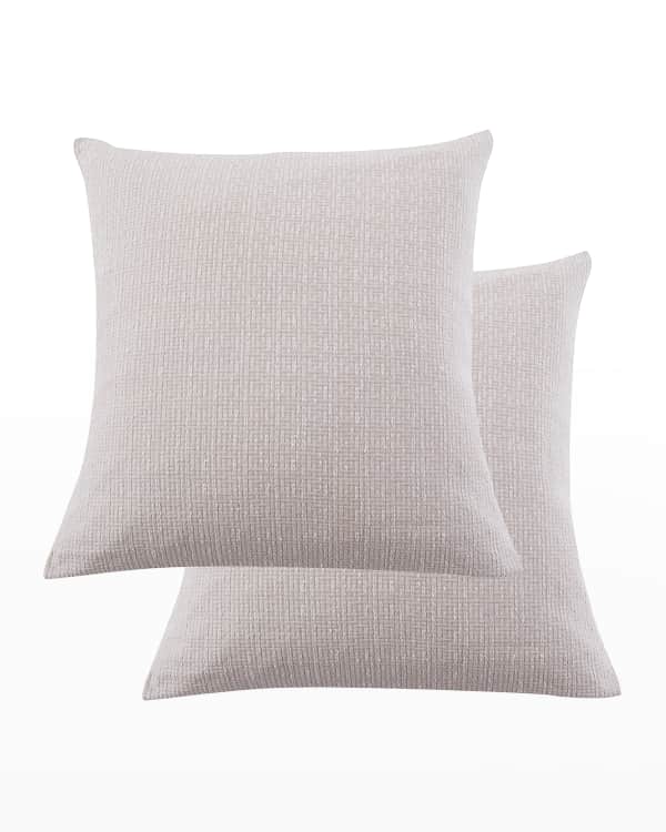Grey Palladium Euro Shams, Set of 2 | Neiman Marcus