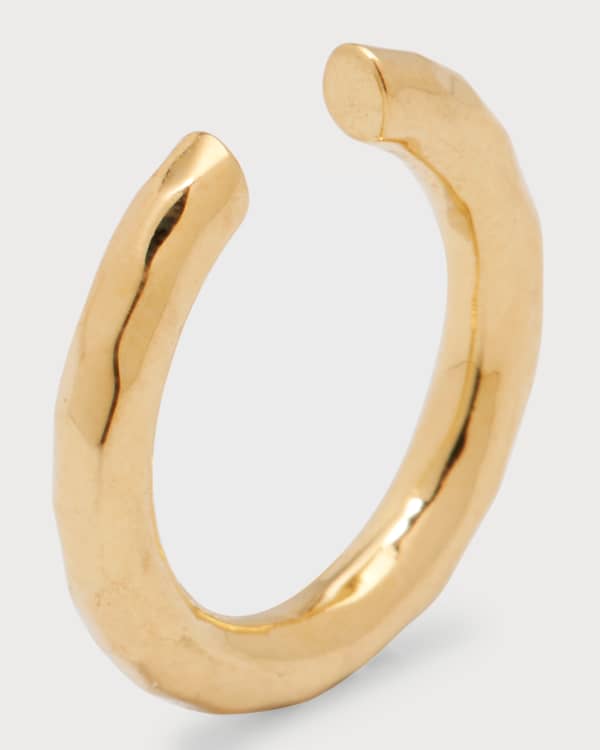 Ippolita Single Wide Concave Ear Cuff in 18K Gold | Neiman Marcus
