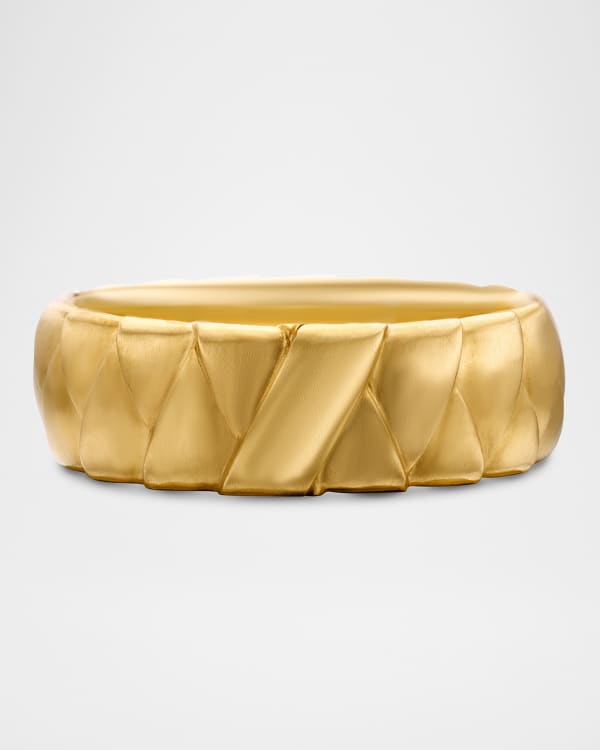 Versace Men's Medusa Logo Band Ring | Neiman Marcus