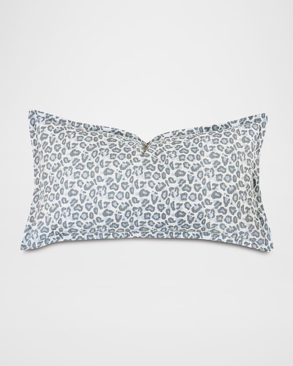 Jane Wilner Designs Bally Leopard-Print European Sham | Neiman Marcus