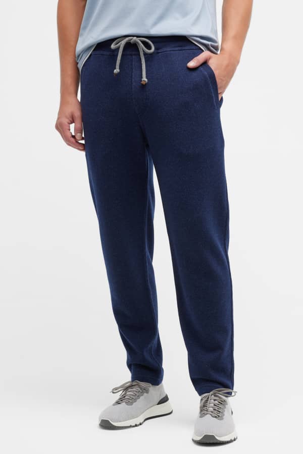 Brunello Cucinelli Men's Cashmere Creased Sweatpants | Neiman Marcus