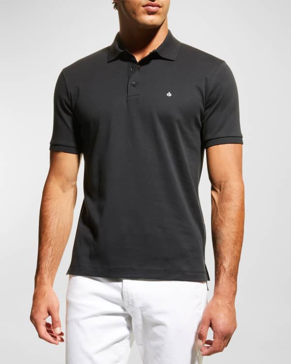 Rag & Bone Men's Solid Loopback Polo Shirt | Neiman Marcus