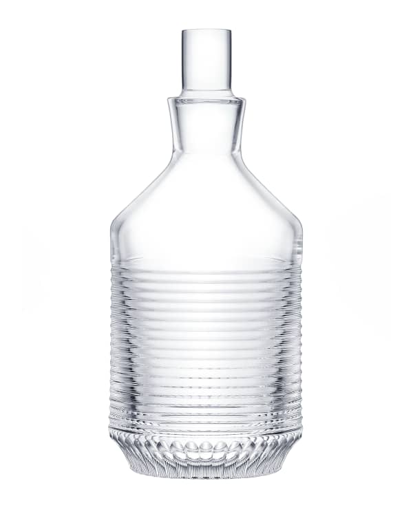 Saint Louis Crystal Folia Round Decanter | Neiman Marcus
