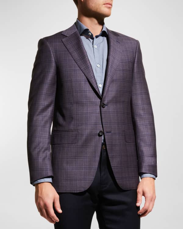 Robert Graham Men's Uptown Wool-Blend Sport Jacket | Neiman Marcus