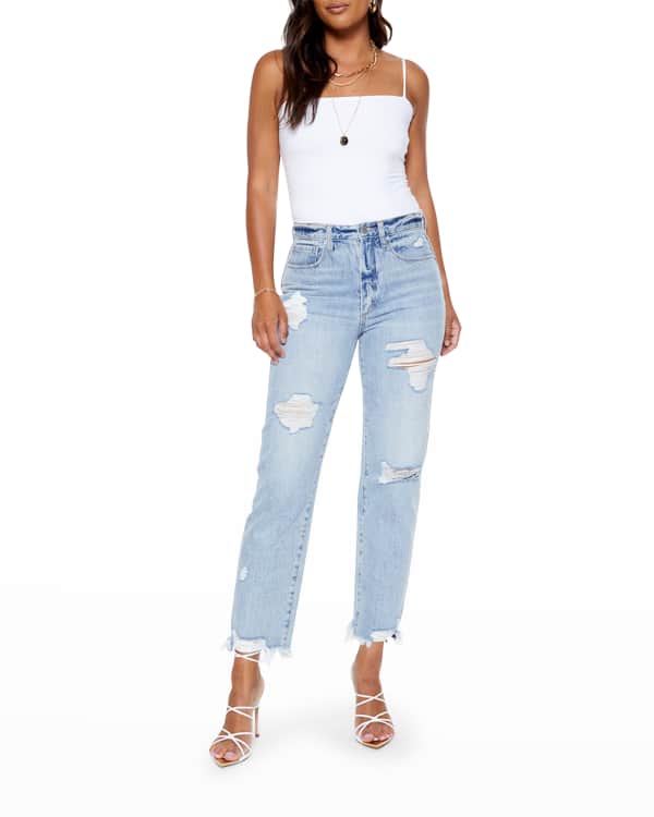 AG Jeans The Ex-Boyfriend Distressed Slim Jeans | Neiman Marcus