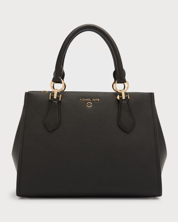 MICHAEL Michael Kors Marilyn Medium Leather Satchel Bag | Neiman Marcus