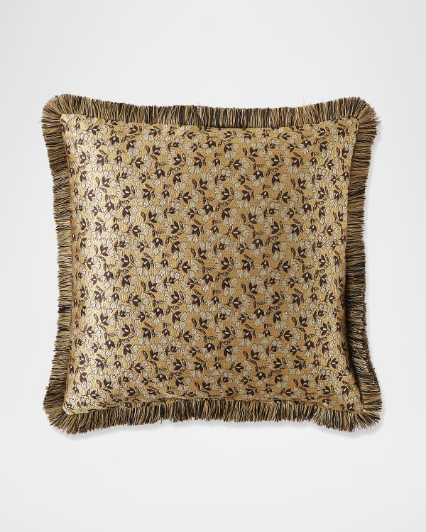Austin Horn Collection Gustone Floral Pillow, 20"Sq. | Neiman Marcus