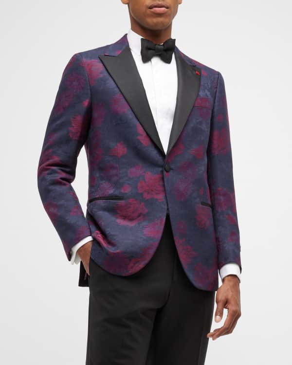 TOM FORD Men's Oriental Floral Dinner Jacket | Neiman Marcus