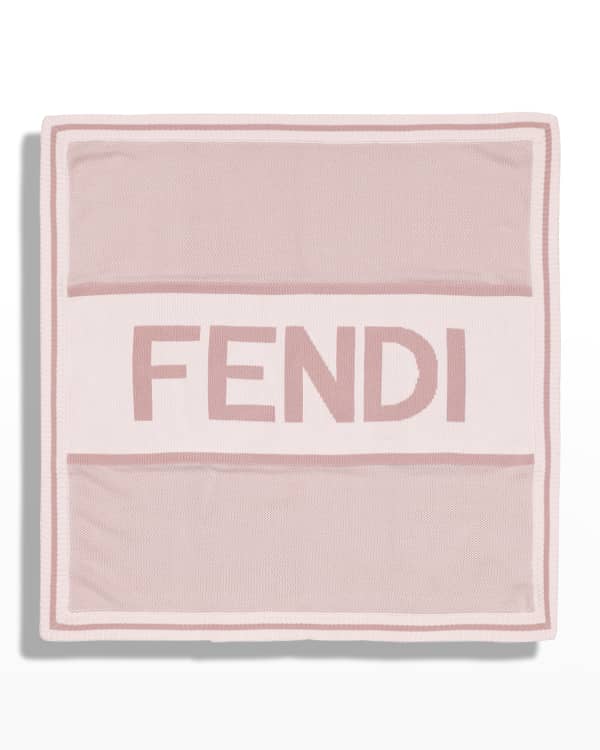 Fendi Kid's Embroidered Baby Blanket | Neiman Marcus