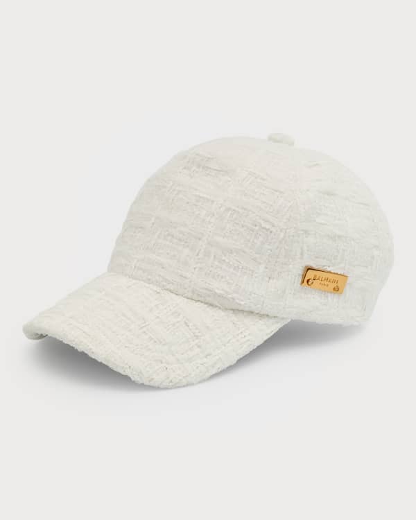 Saint Laurent YSL Wool Felt Baseball Cap | Neiman Marcus
