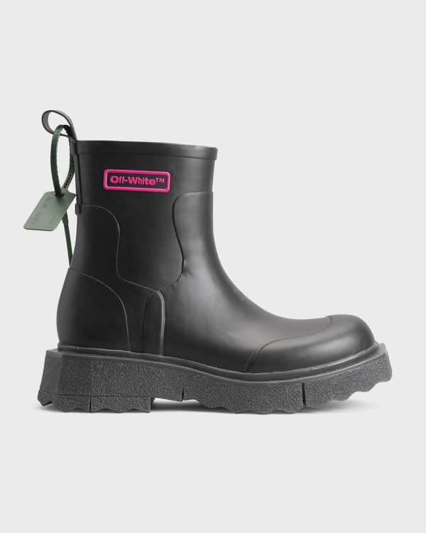 Loewe Men's Molded Rubber Rain Boots | Neiman Marcus