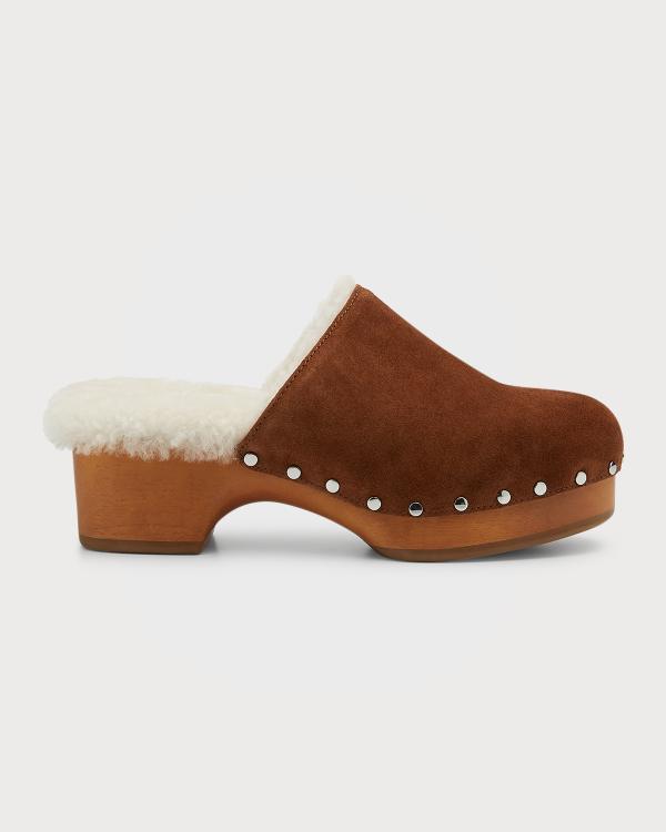 Bernardo Sofia Suede Mule Clogs | Neiman Marcus