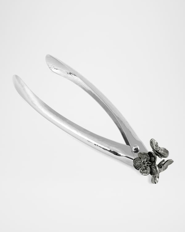 Michael Aram Butterfly Ginkgo Small Lock-Spring Tongs | Neiman Marcus