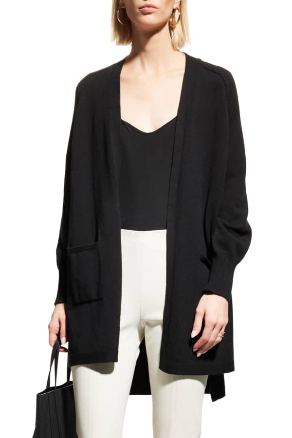 NIC+ZOE Patio Open-Front Pointelle Cardigan | Neiman Marcus