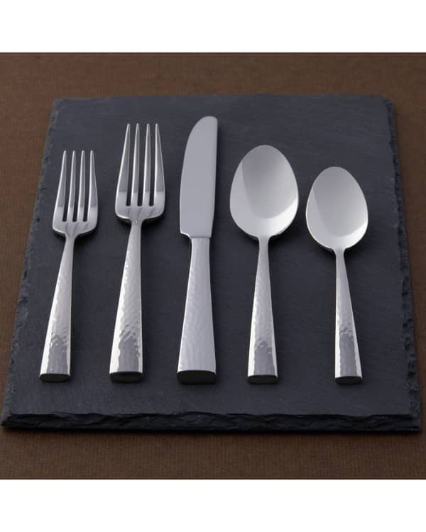 Neiman Marcus 20-Piece Filet Pewter Flatware Service | Neiman Marcus