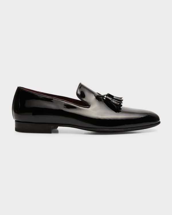 Magnanni Men's Carrie Leather Single Monk Strap Loafers | Neiman Marcus
