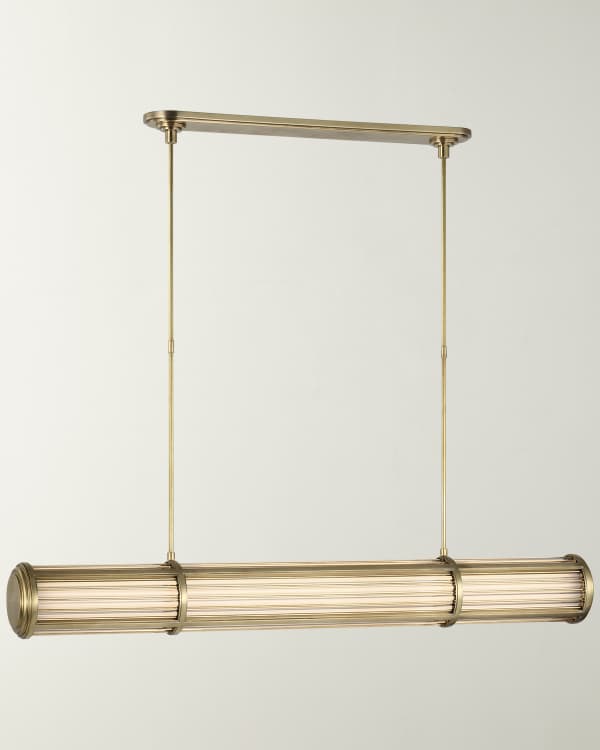 Visual Comfort Signature Rigby Large Linear 2-Light Chandelier by Marie ...
