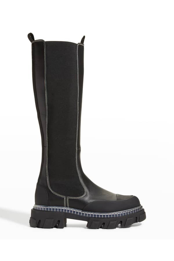 Ash Eden Tall Leather Chelsea Boots | Neiman Marcus