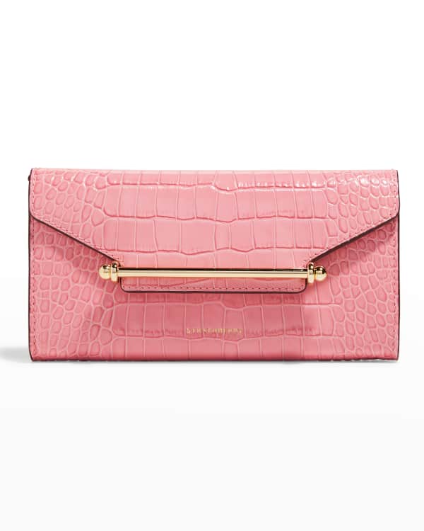STRATHBERRY Multrees Bicolor Leather Wallet on Chain | Neiman Marcus