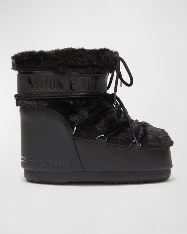 Ash Moboo Faux Fur Lace-Up Snow Boots | Neiman Marcus