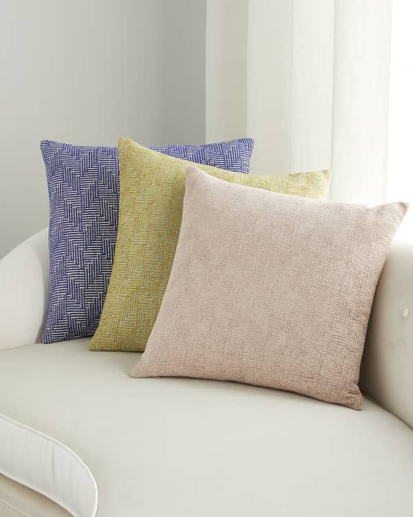Eastern Accents Formation Decorative Pillow, Charcoal | Neiman Marcus