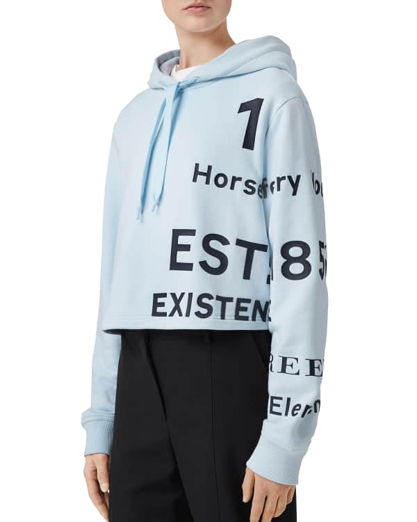 Burberry Poulter Horseferry Print Hoodie | Neiman Marcus
