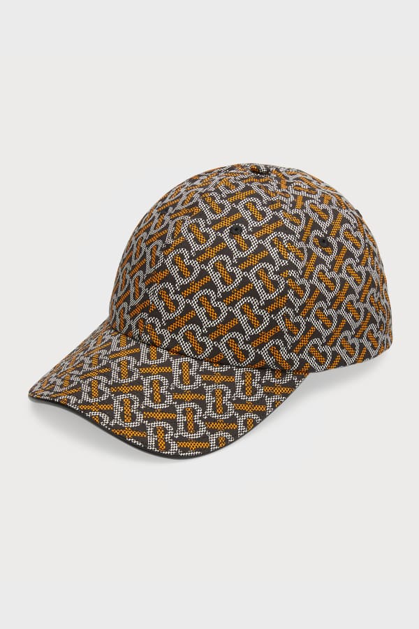 Balmain Men's Monogram Jacquard Baseball Cap | Neiman Marcus