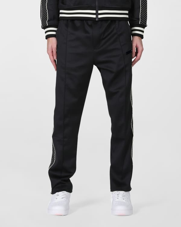 Versace Men's Greca Monogram Track Pants | Neiman Marcus
