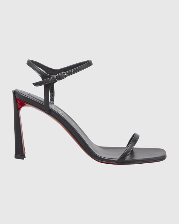 Christian Louboutin Condora Queen Leather Red Sole Sandals | Neiman Marcus