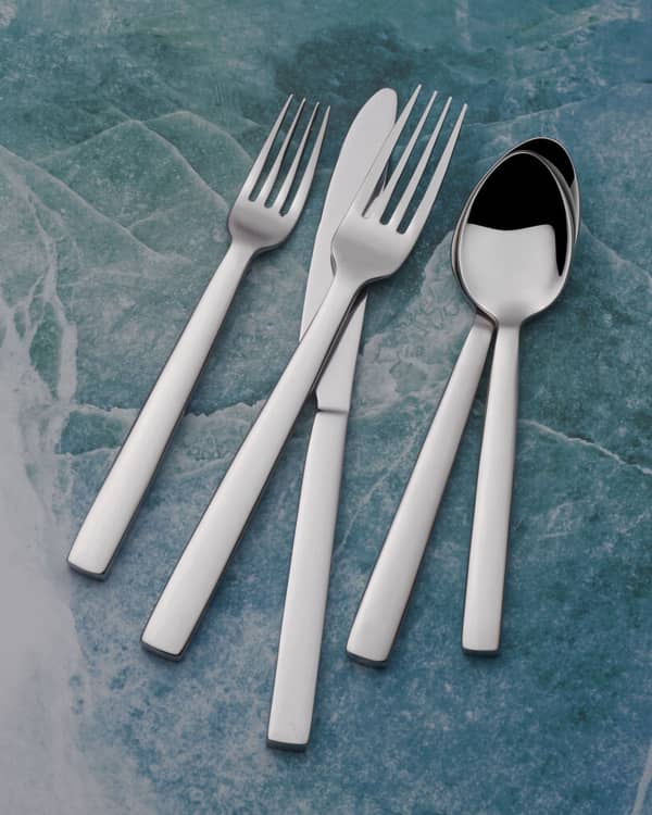 Yamazaki Tableware 20-Piece Byzantine Gold-Plated Flatware Service ...