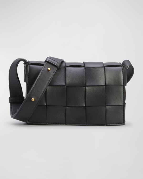 Bottega Veneta Padded Cassette Intreccio Python-Print Shoulder Bag ...