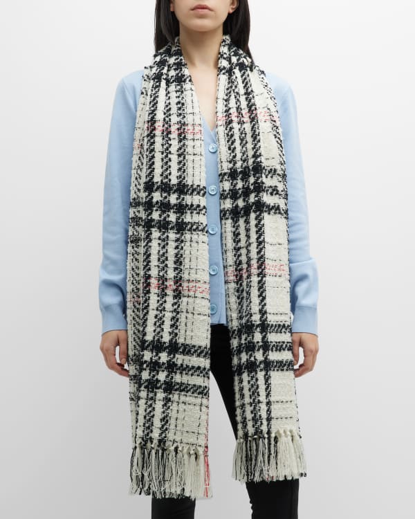 Burberry Giant Check & EKD Cashmere Scarf | Neiman Marcus