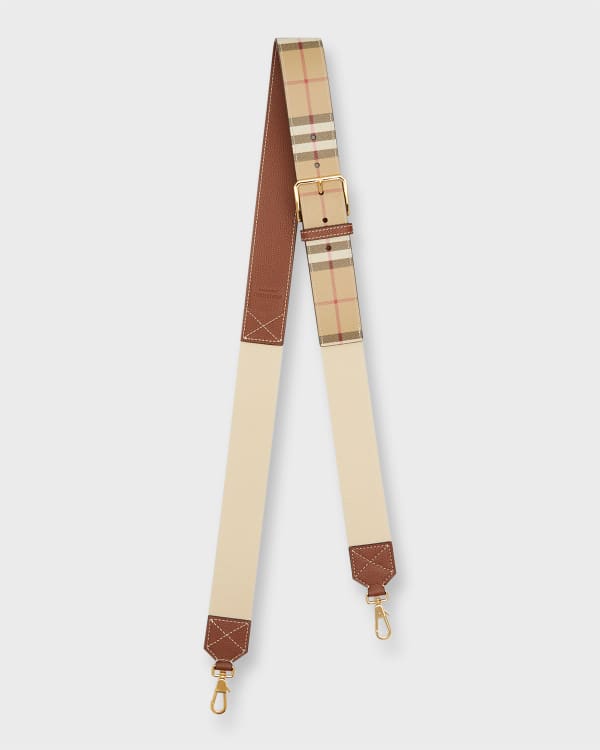 Burberry Logo Web Shoulder Strap | Neiman Marcus