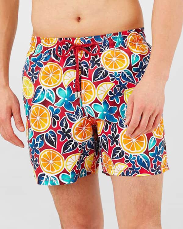 Vilebrequin Men's Moorea Solid Swim Trunks | Neiman Marcus