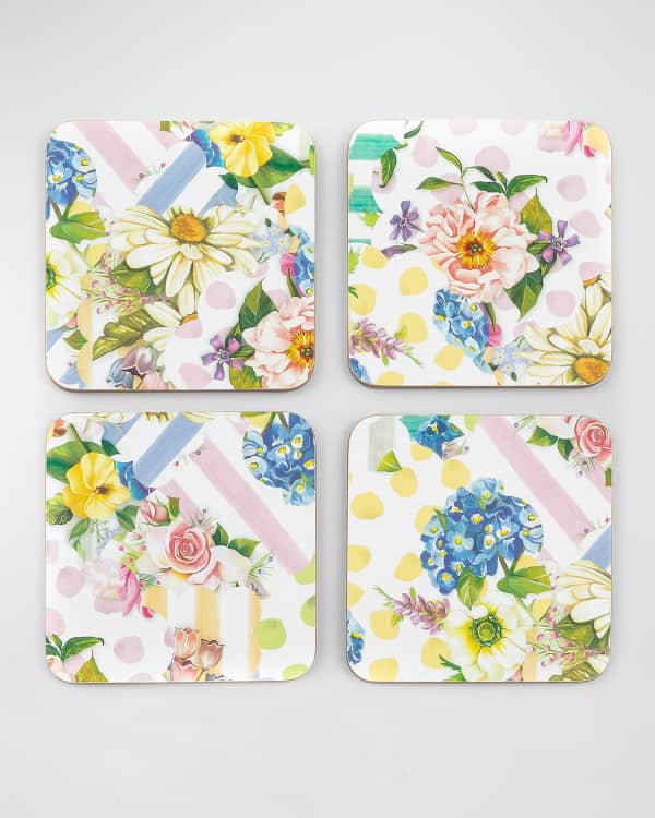 Herend Floral Porcelain Coasters, Set of 4 | Neiman Marcus